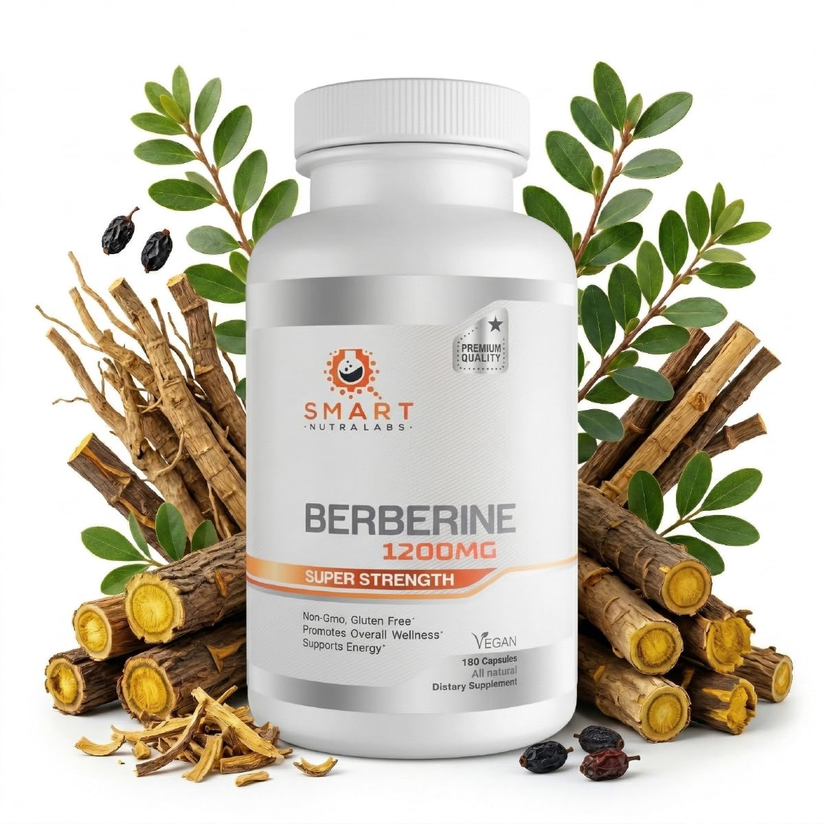 Berberine capsules for overall health