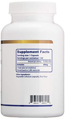 Berberine capsules for overall wellness