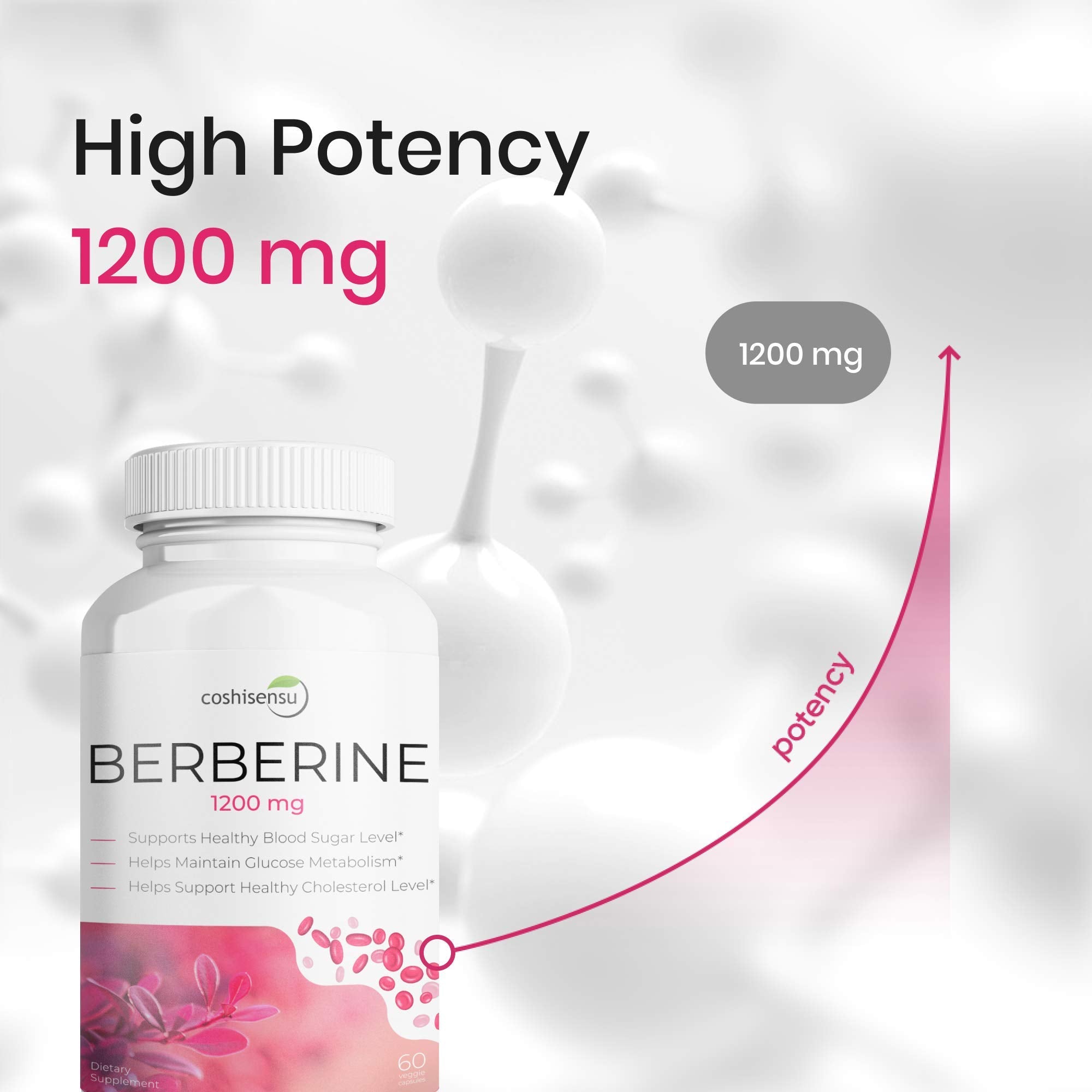 Berberine capsules for overall wellness