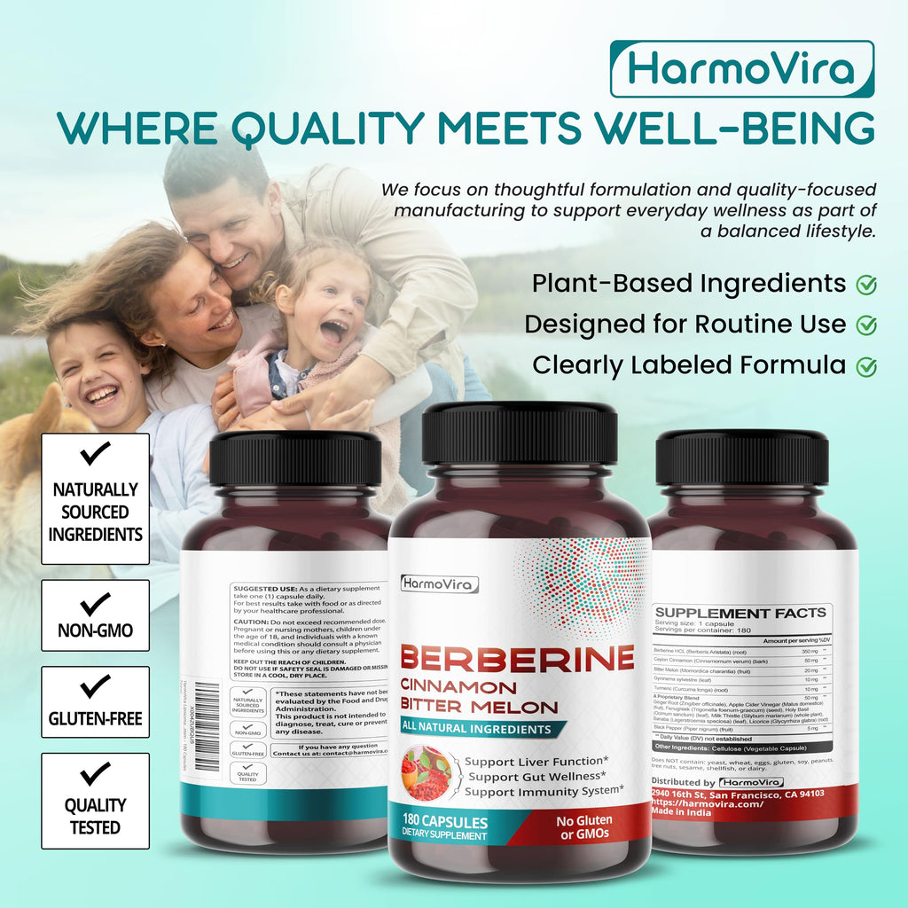 berberine capsules with herbal benefits