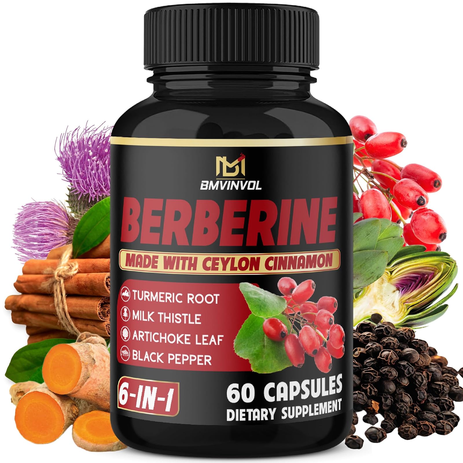 berberine ceylon cinnamon capsules benefits