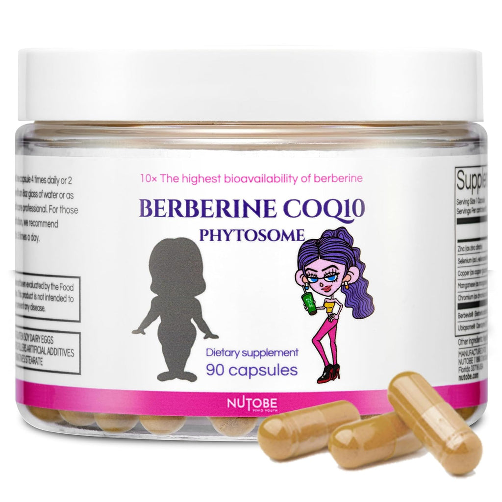 Berberine CoQ10 100 mg capsules