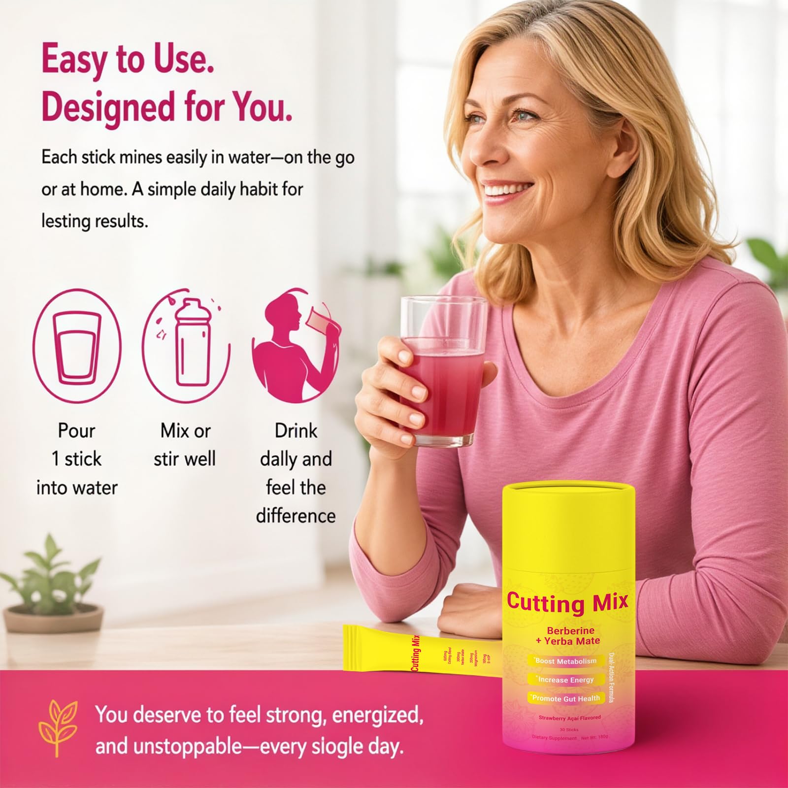 Berberine drink for weight management