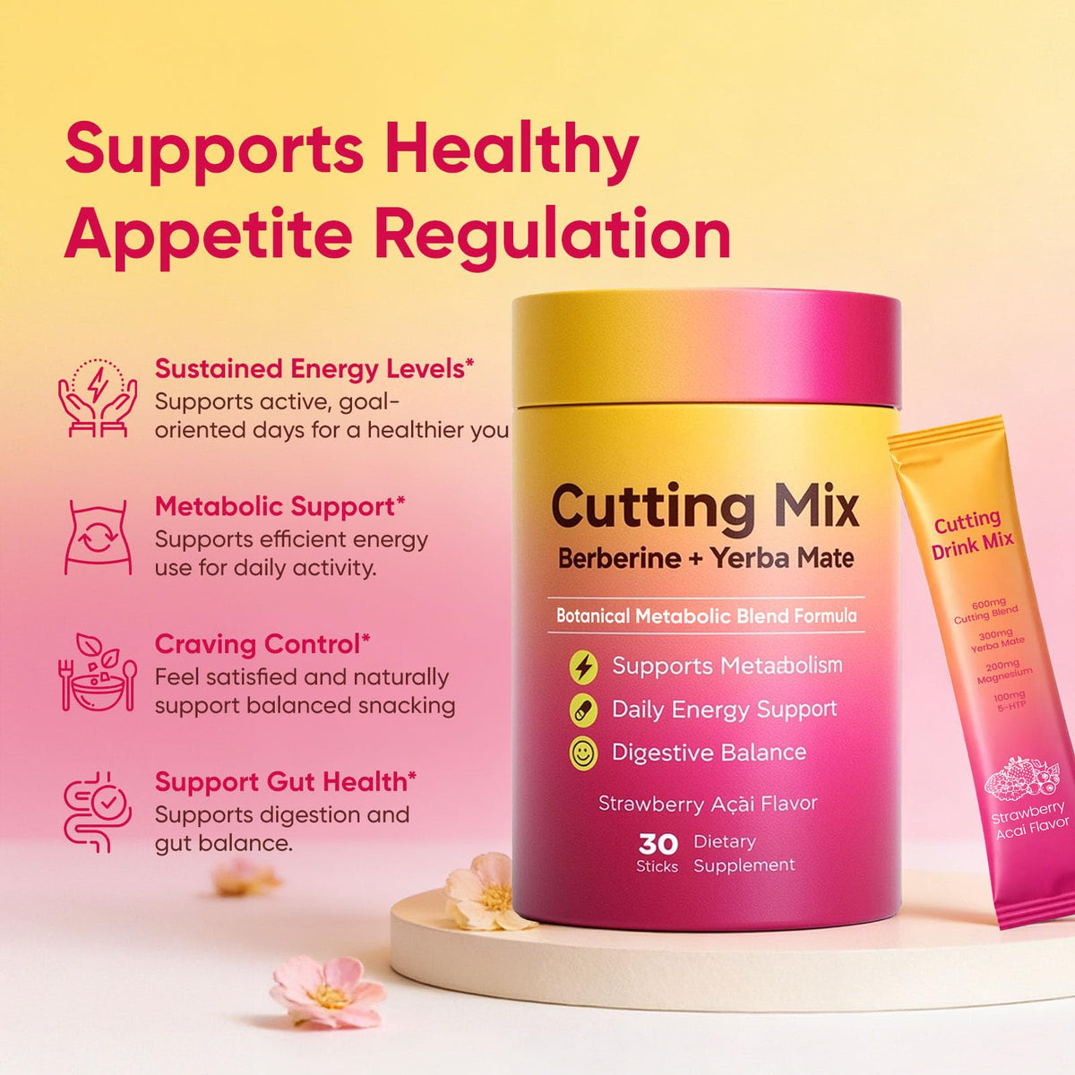 Berberine drink mix for weight loss