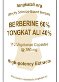 berberine extract vegetarian capsules