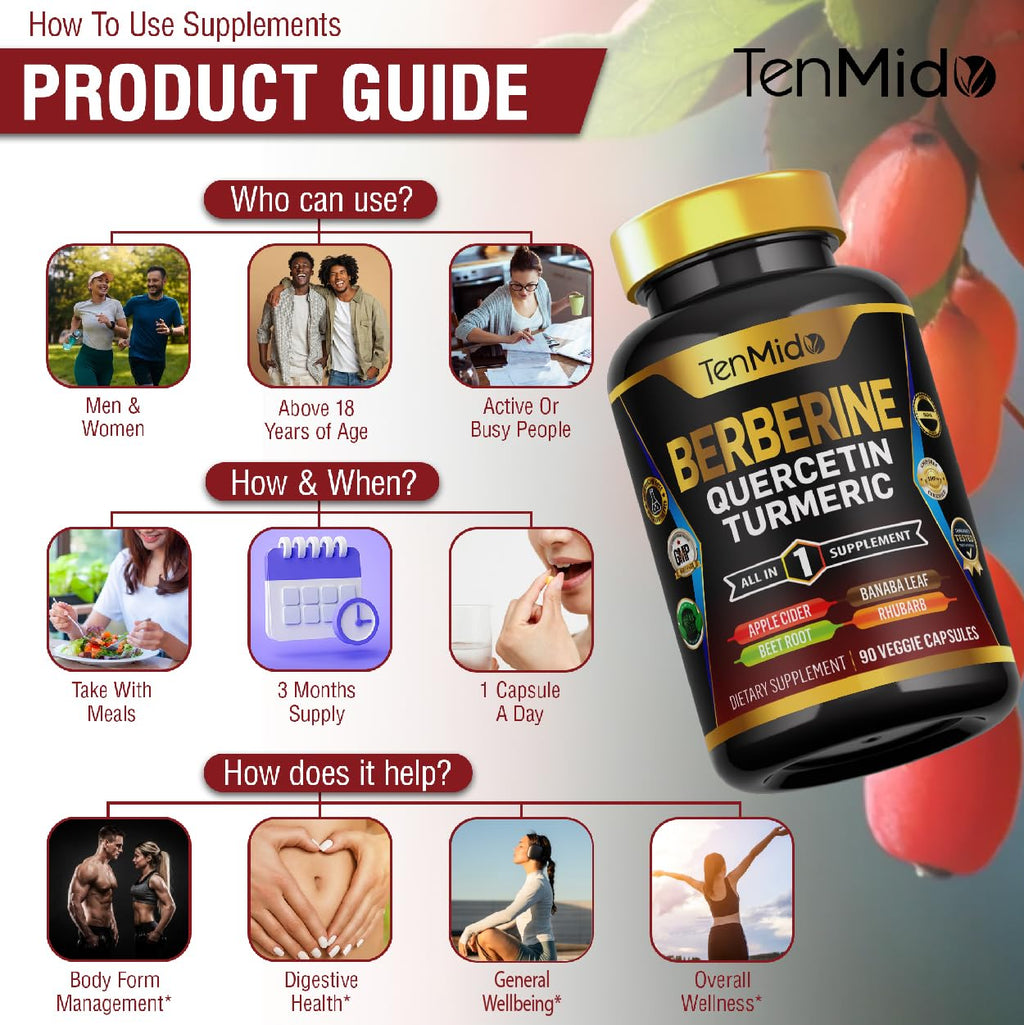 Berberine for balanced blood sugar levels