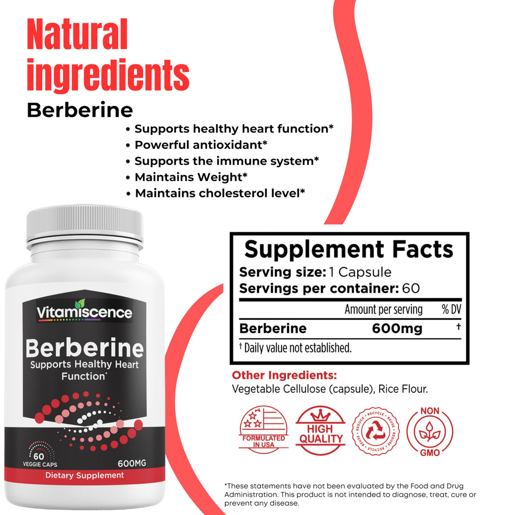 Berberine for enhanced antioxidant protection