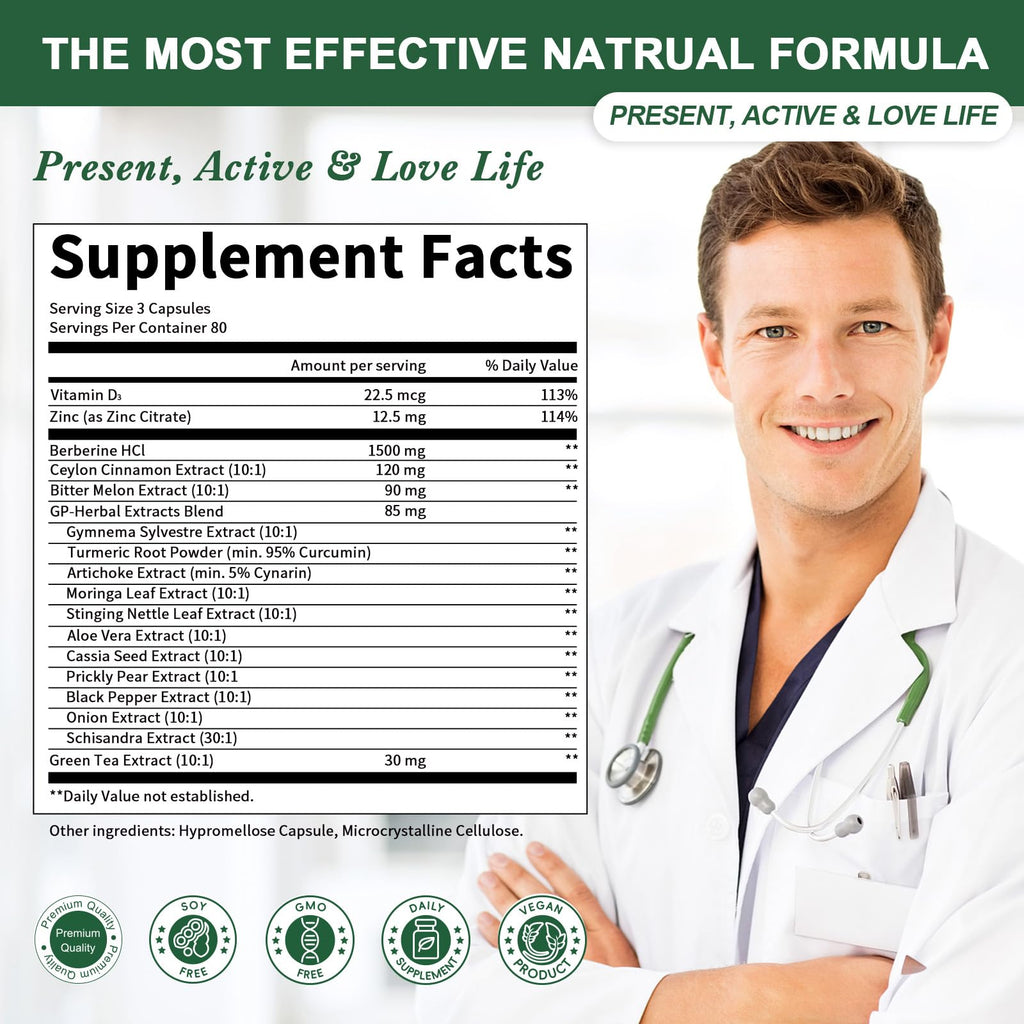 Berberine for enhanced energy levels