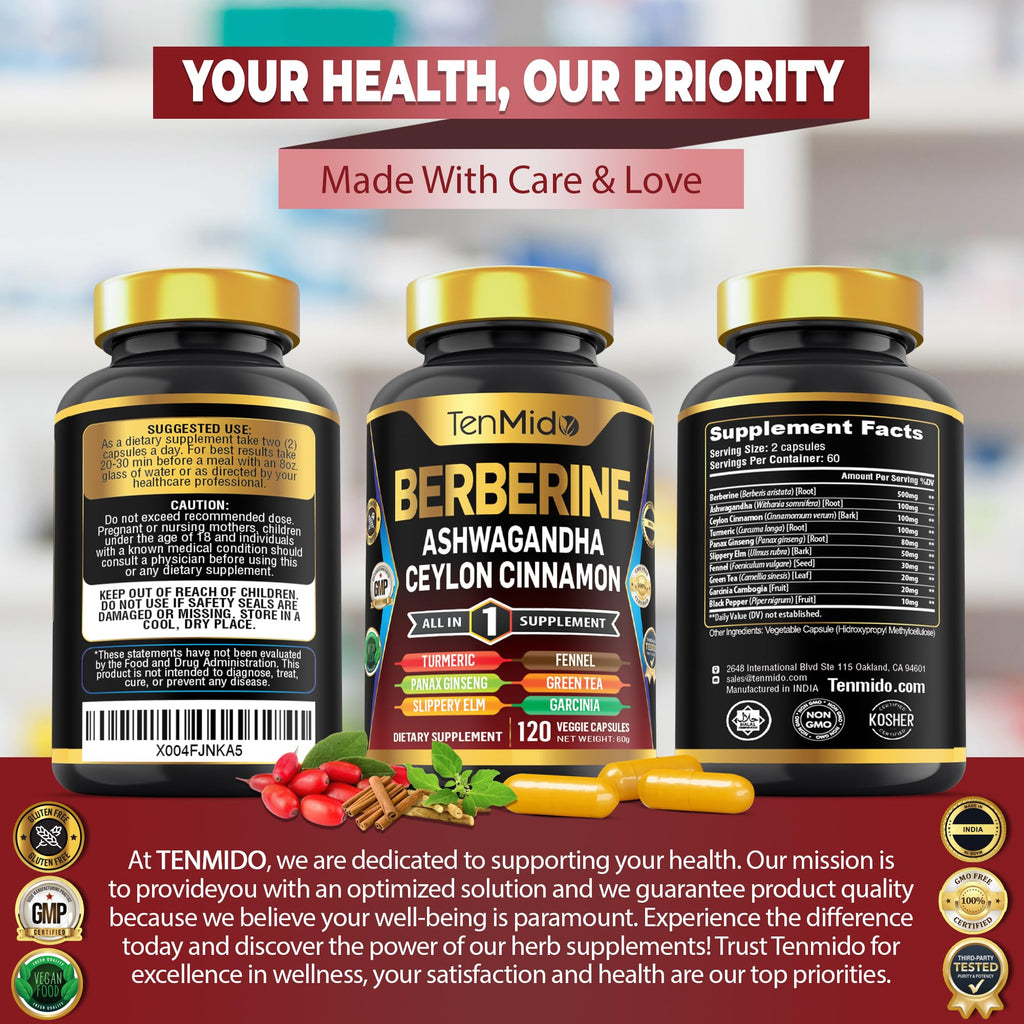 Berberine for healthy metabolism