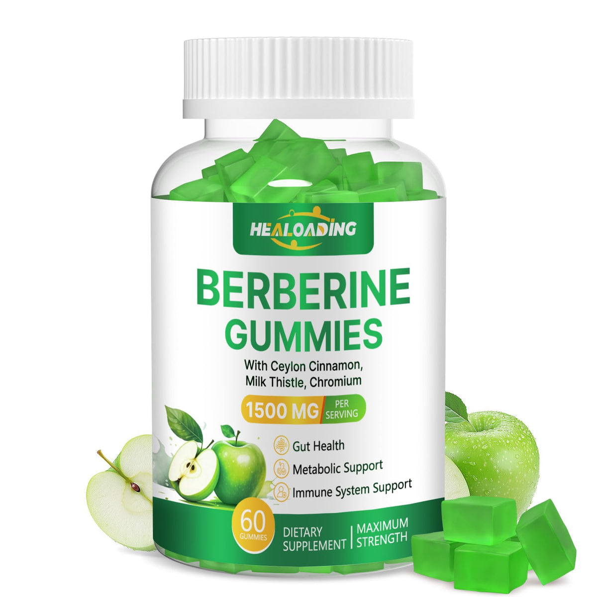 Berberine gummies for blood sugar support