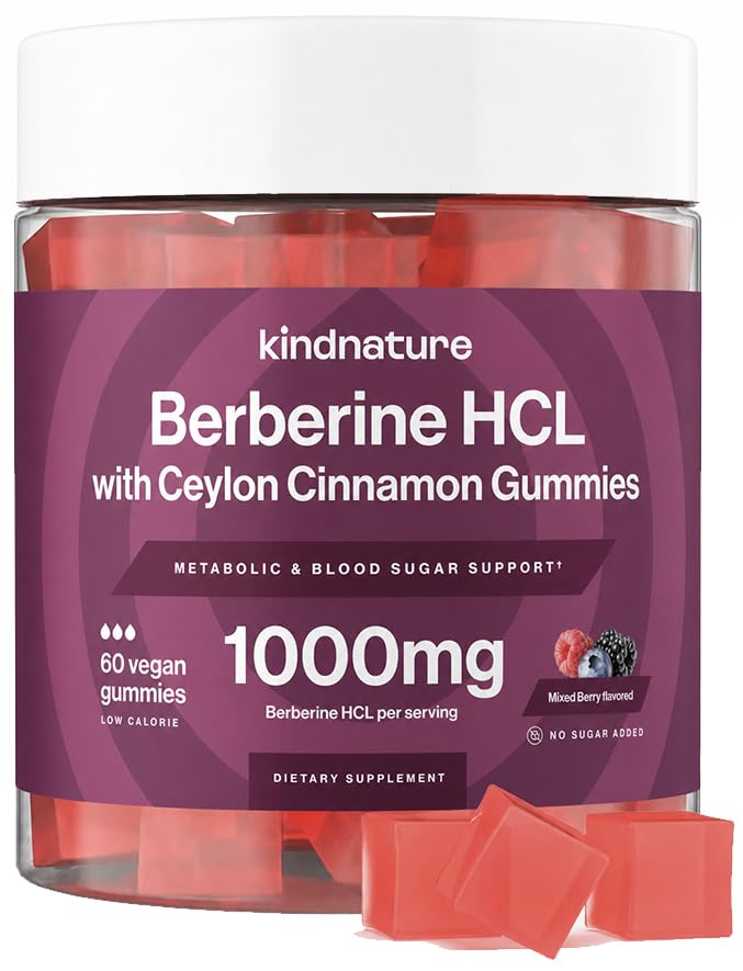 Berberine gummies for blood sugar