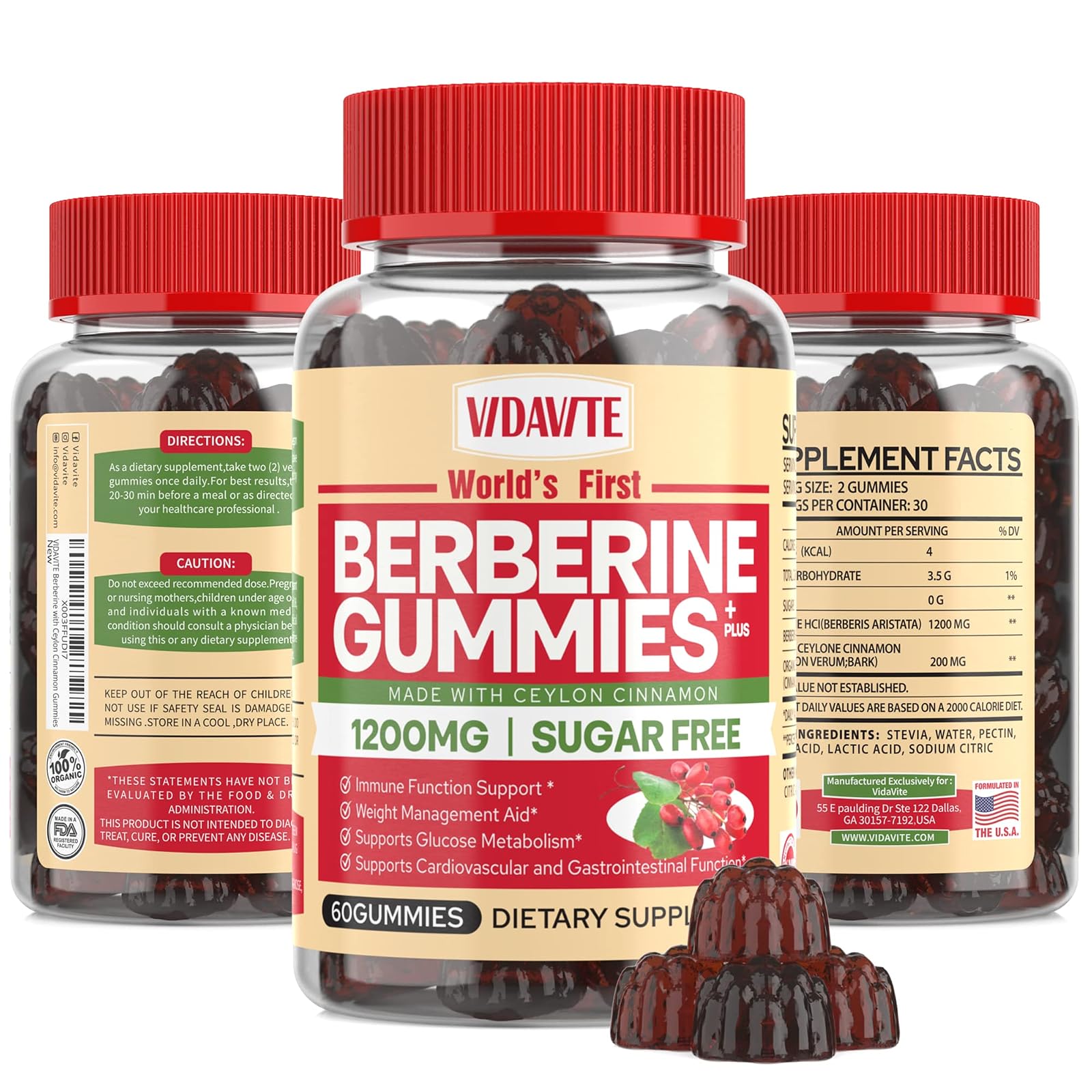 berberine gummies for healthy digestion