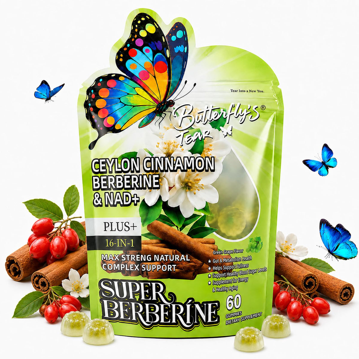 Berberine gummies for healthy metabolism