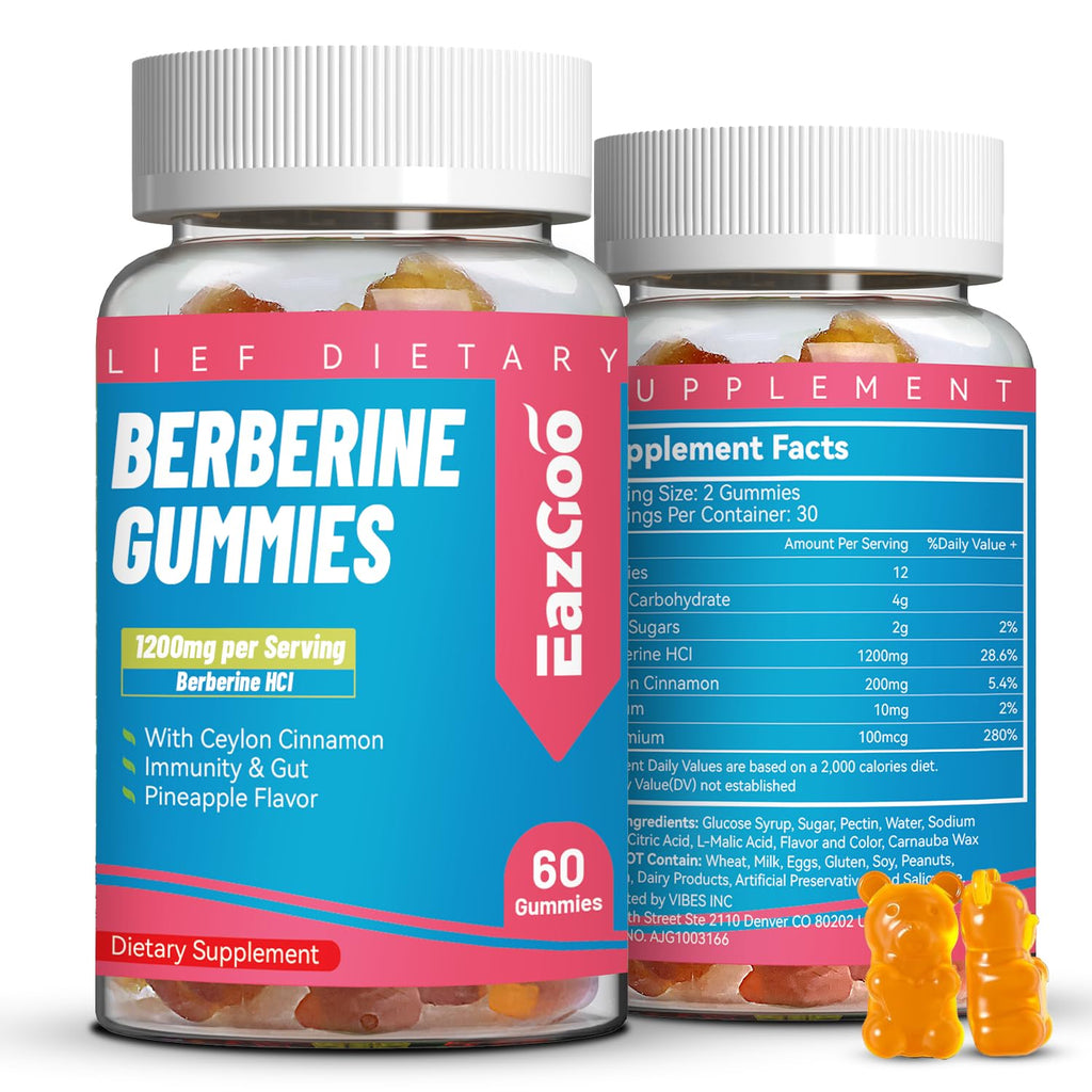 Berberine gummies for metabolism support