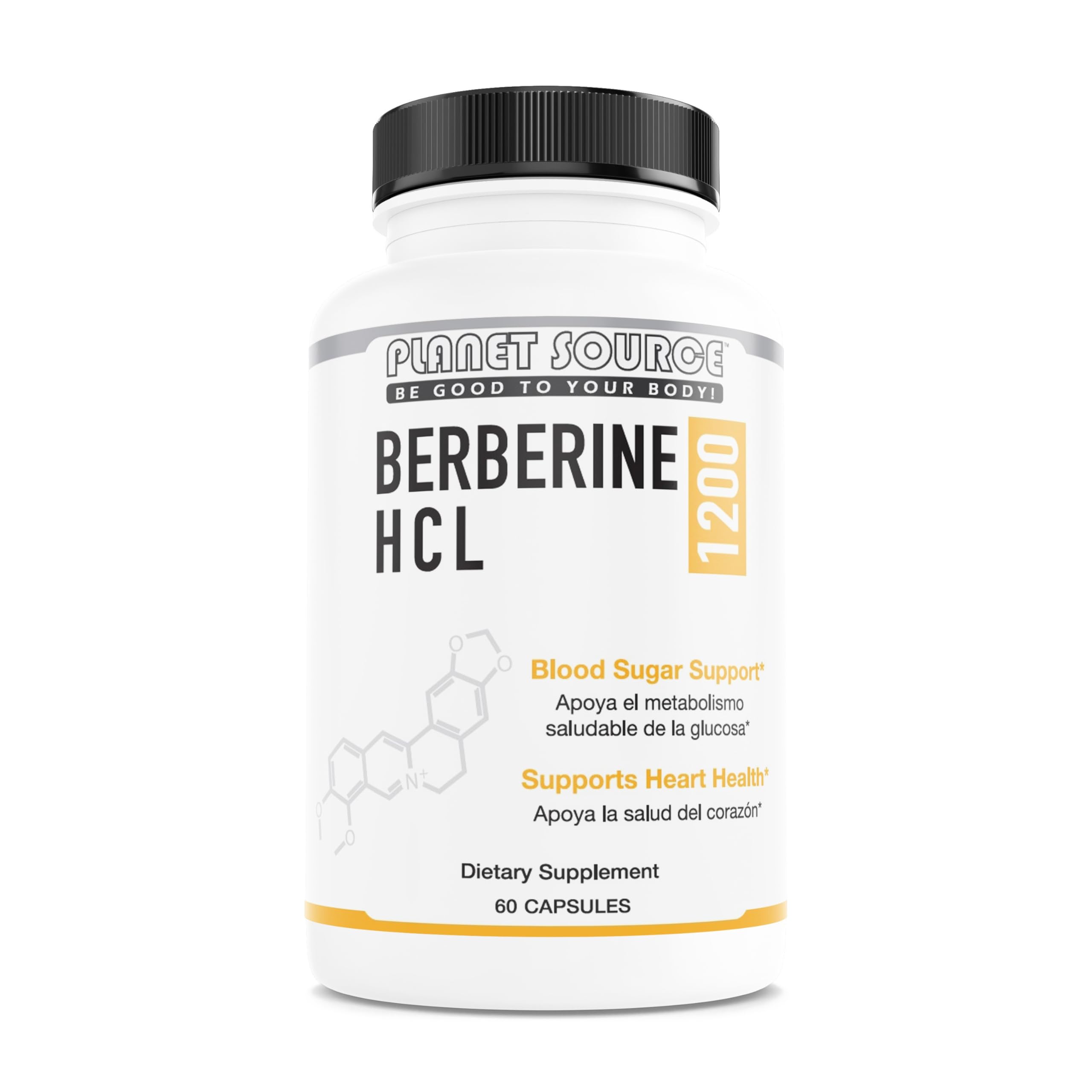 Berberine HCl 1200 mg capsules