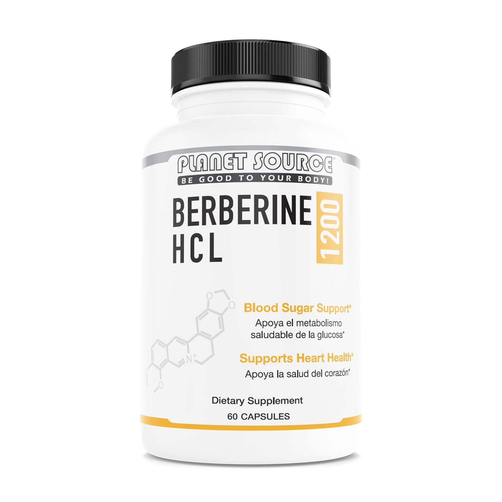 Berberine HCl 1200 mg capsules
