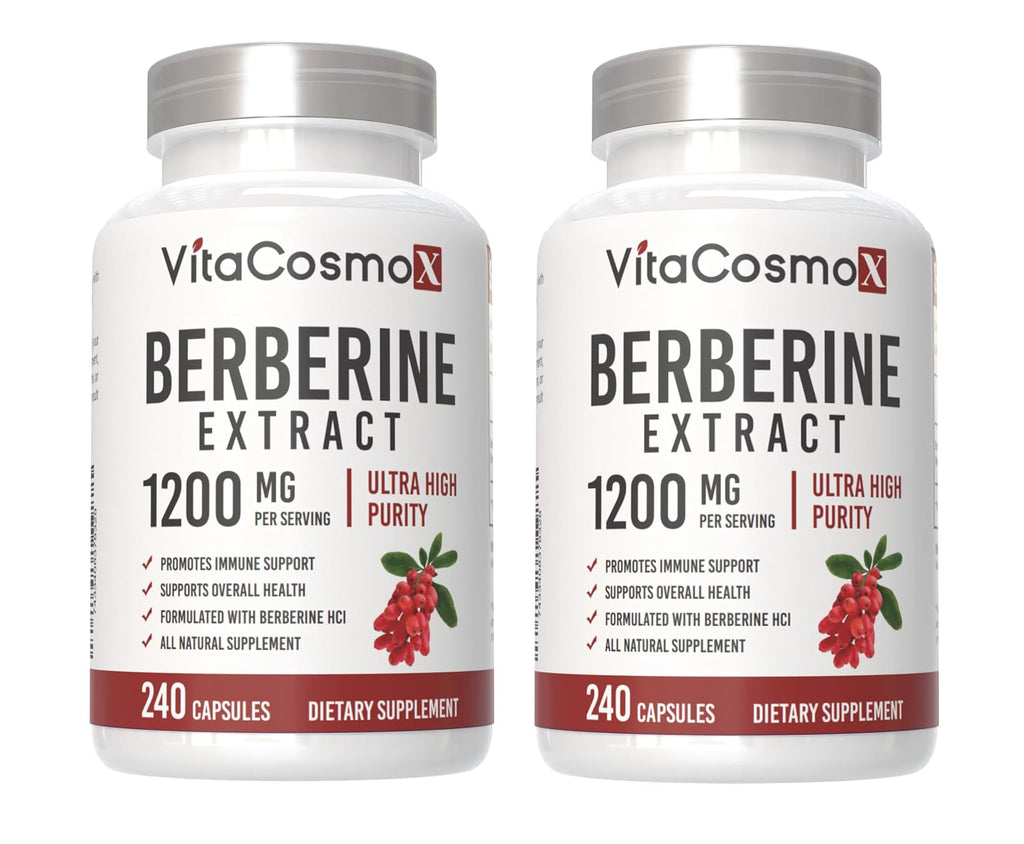 Berberine HCL 1200 mg capsules