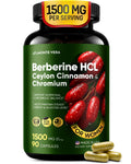Berberine HCL 1500 mg capsules