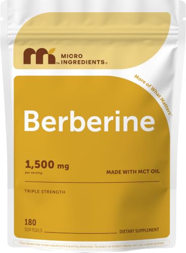 Berberine HCl 1500 mg softgels