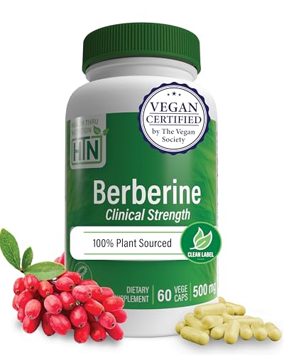 berberine hcl 500 mg capsules