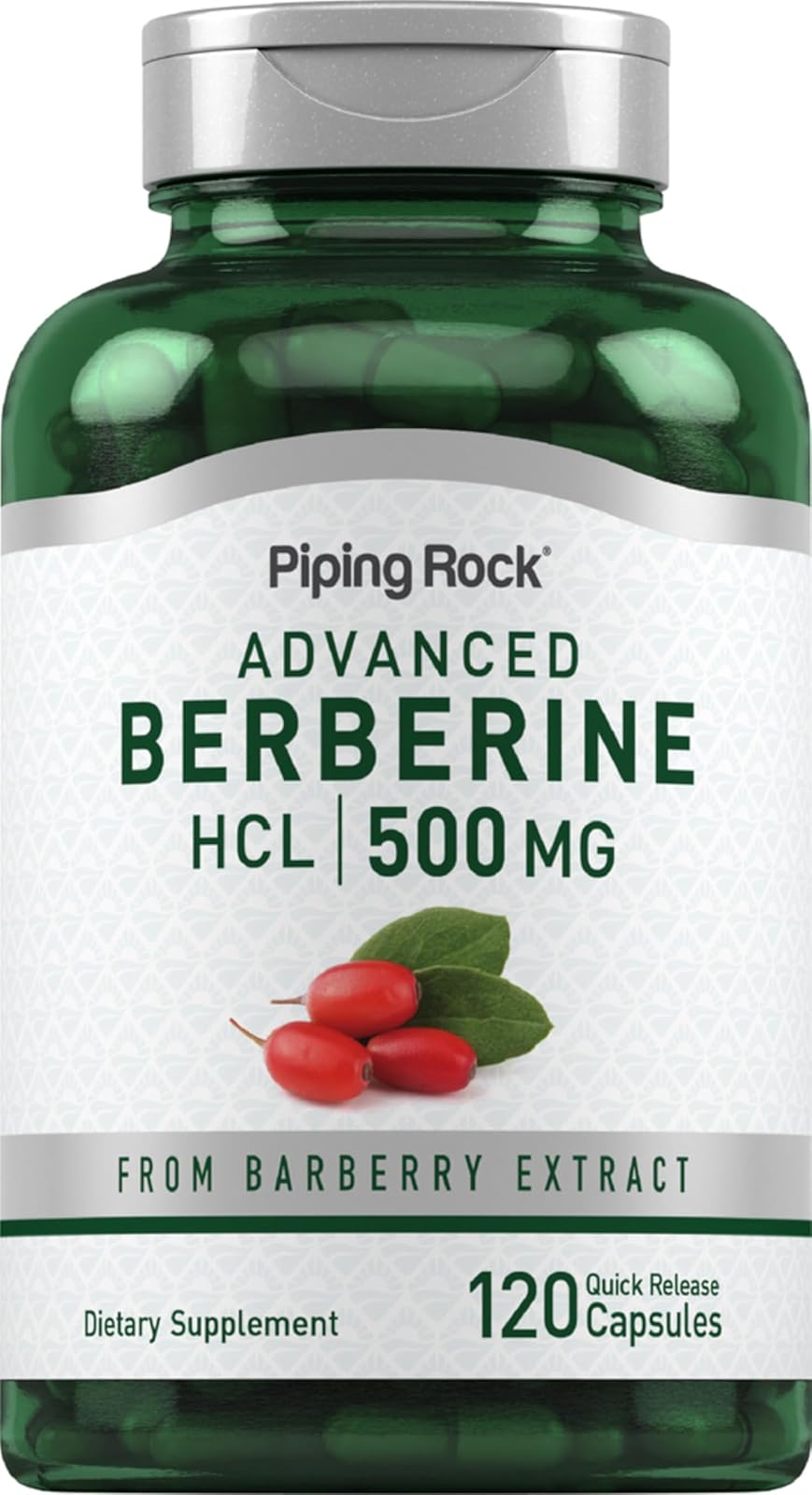 berberine hcl dietary supplement capsules