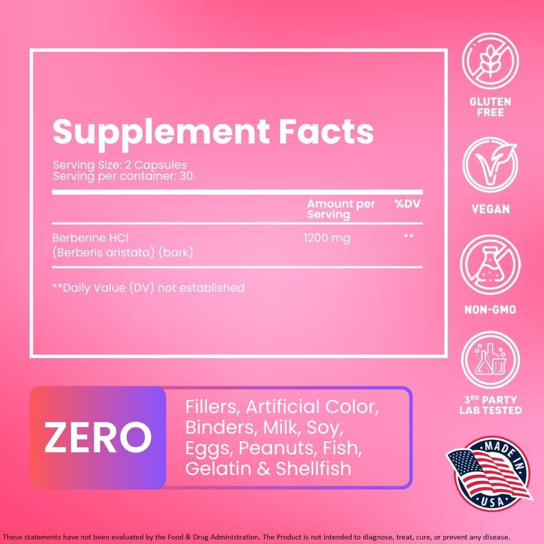 Berberine HCl for balanced energy