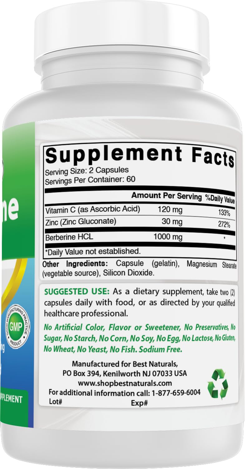 berberine hcl for blood sugar balance