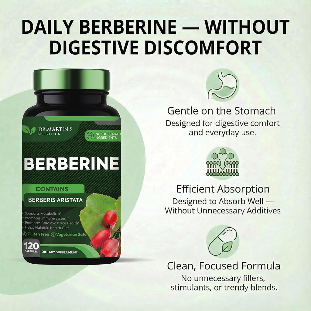 berberine HCL for digestive support