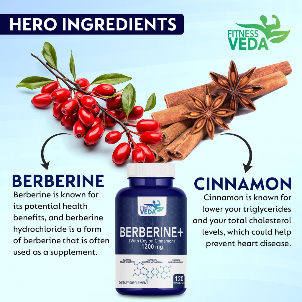 Berberine HCL for energy metabolism