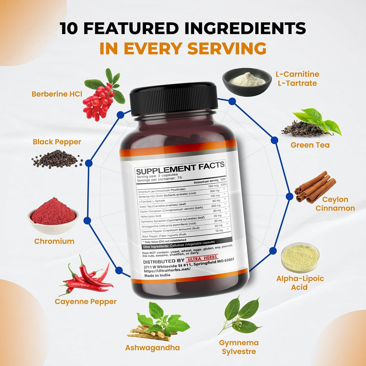 Berberine HCL for healthy digestion