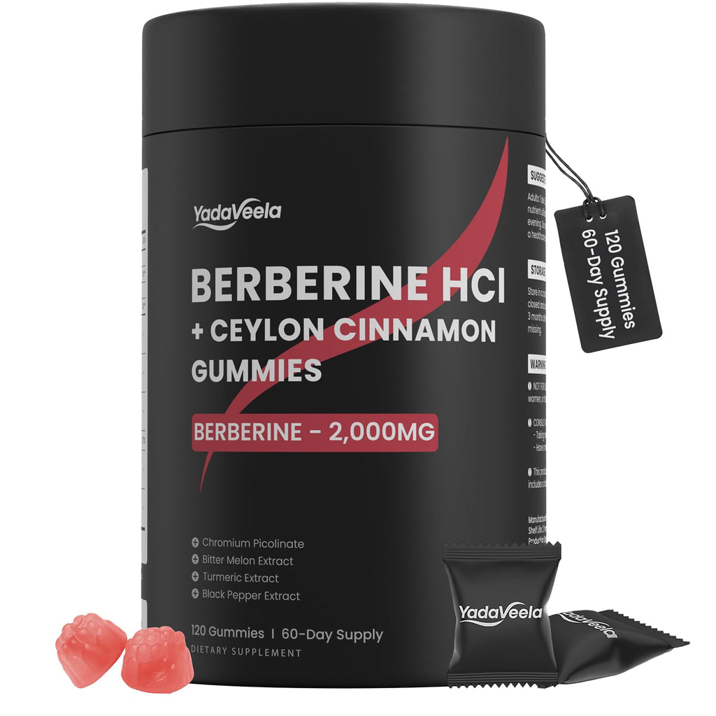 berberine hcl gummies for health