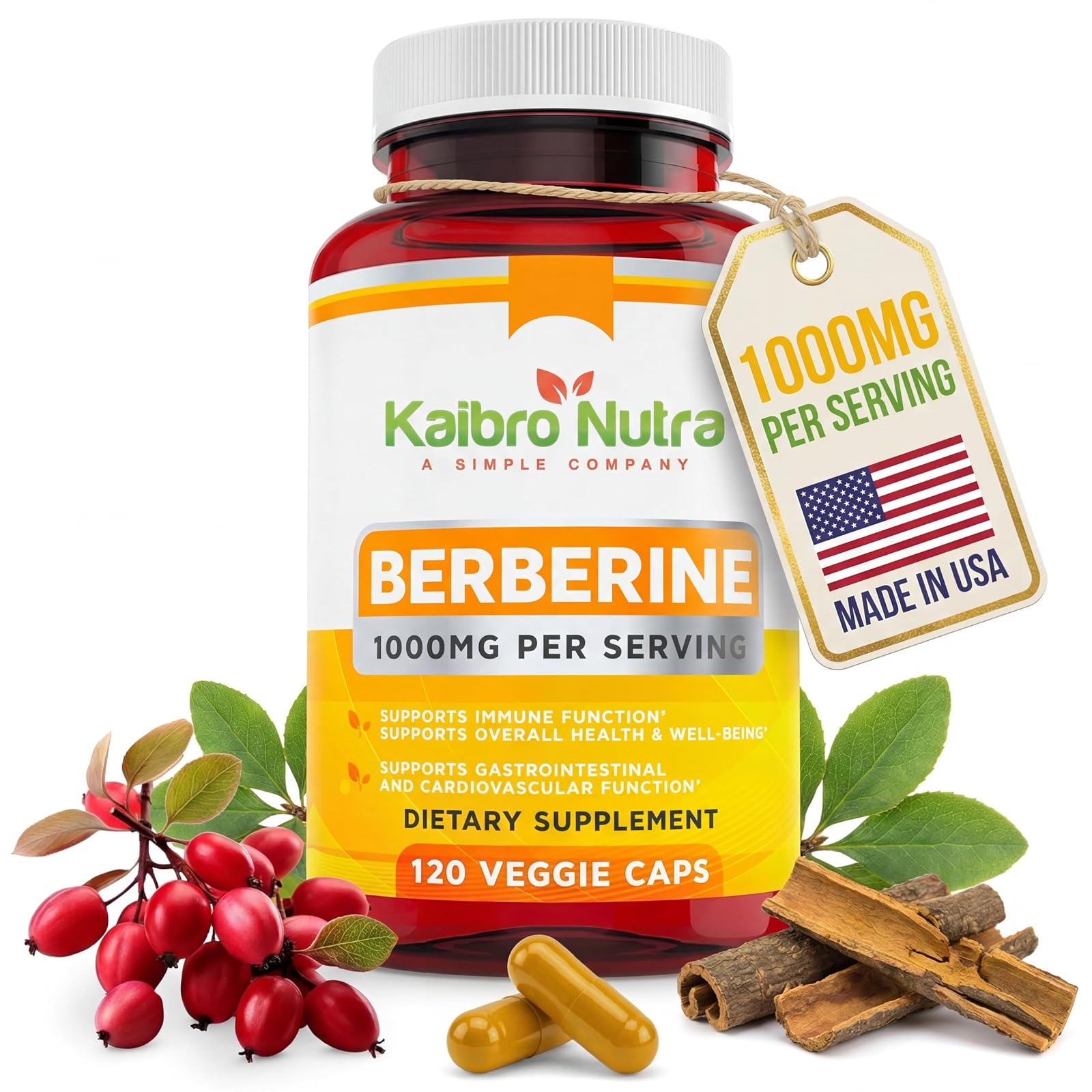 berberine hcl health supplement