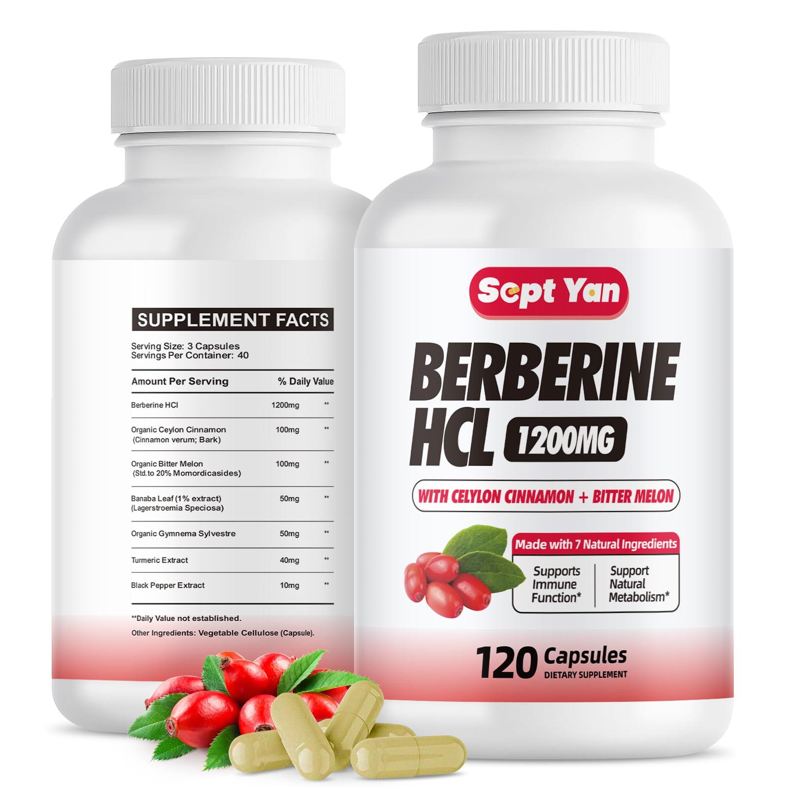 Berberine HCL immune support supplement