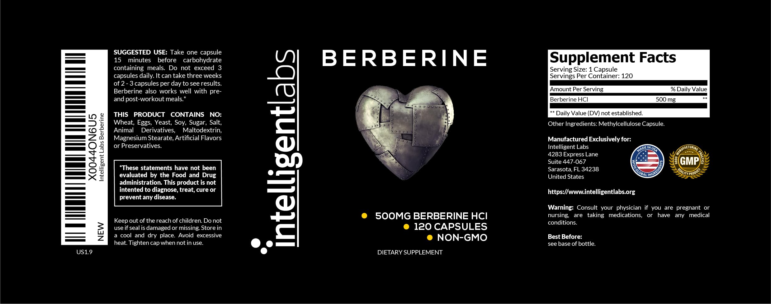 Berberine HCl Plus for daily vitality