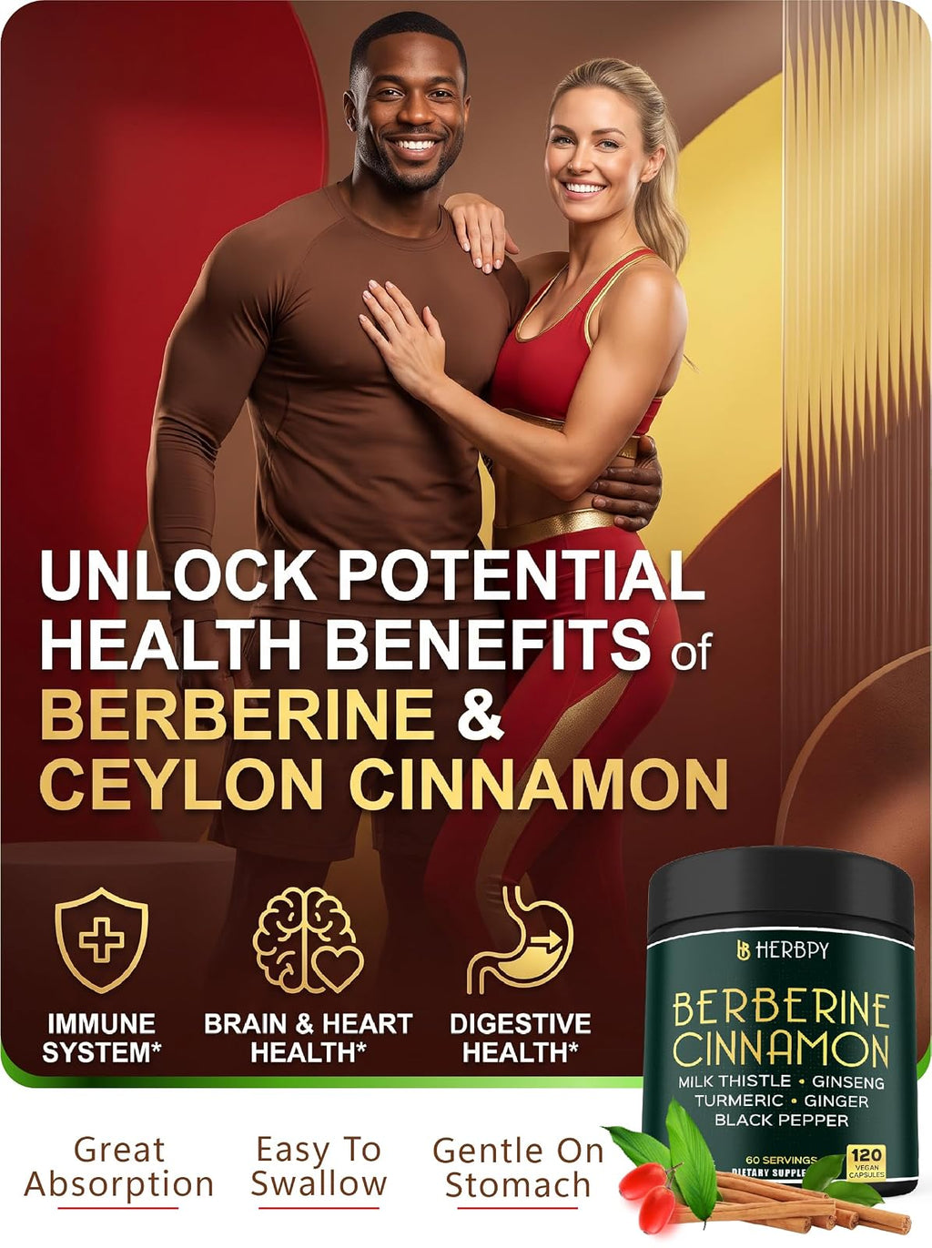 Berberine HCl with Ceylon cinnamon benefits