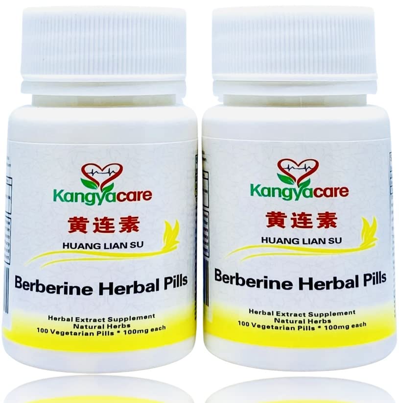 Berberine herbal pills for gut health