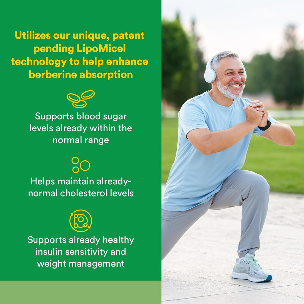Berberine LipoMicel Matrix softgels benefits