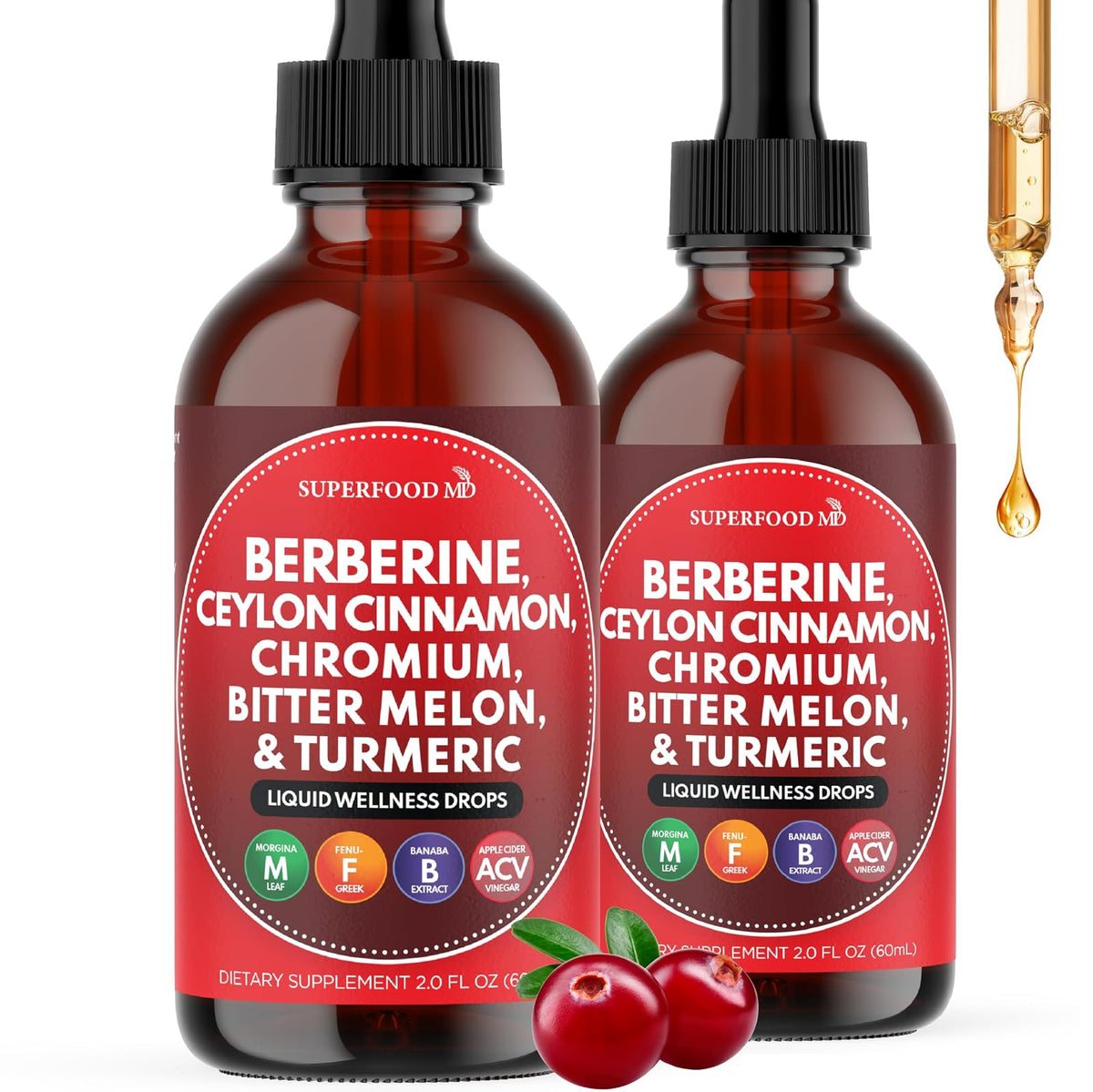 berberine liquid drops for wellness