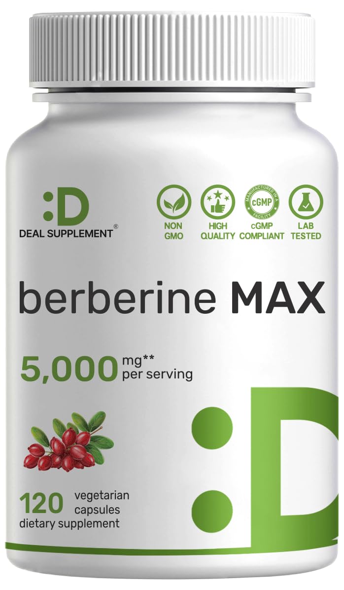 Berberine MAX 5000 mg capsules