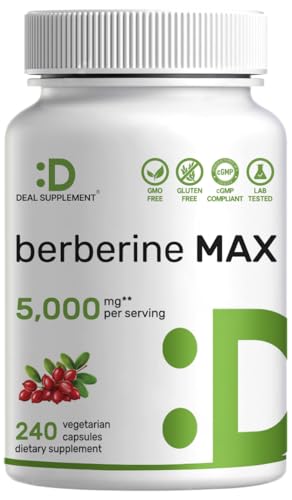 Berberine Max turmeric supplement capsules