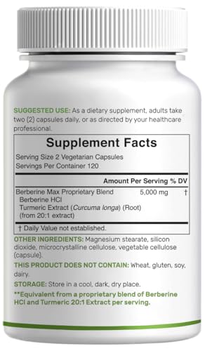 Berberine Max with turmeric for energy
