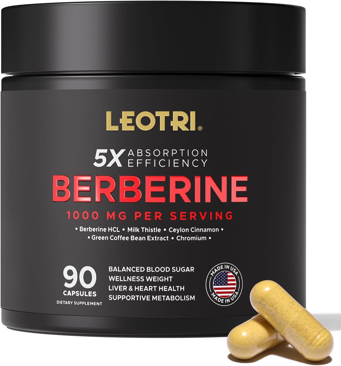 Berberine metabolic support capsules