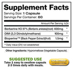 Berberine multivitamin for optimal health