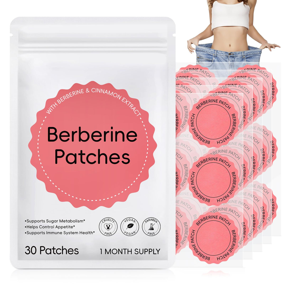 Berberine patches for natural wellness