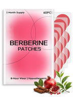 Berberine patches for weight management