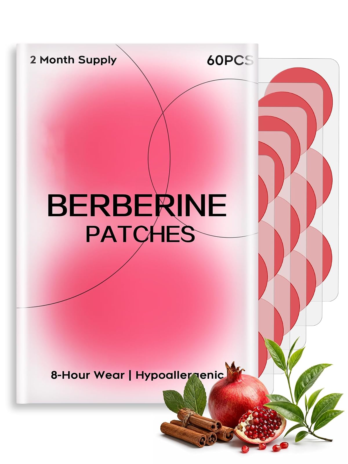Berberine patches for weight management