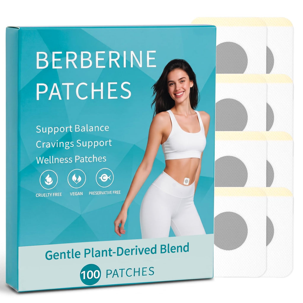 Berberine patches for weight management