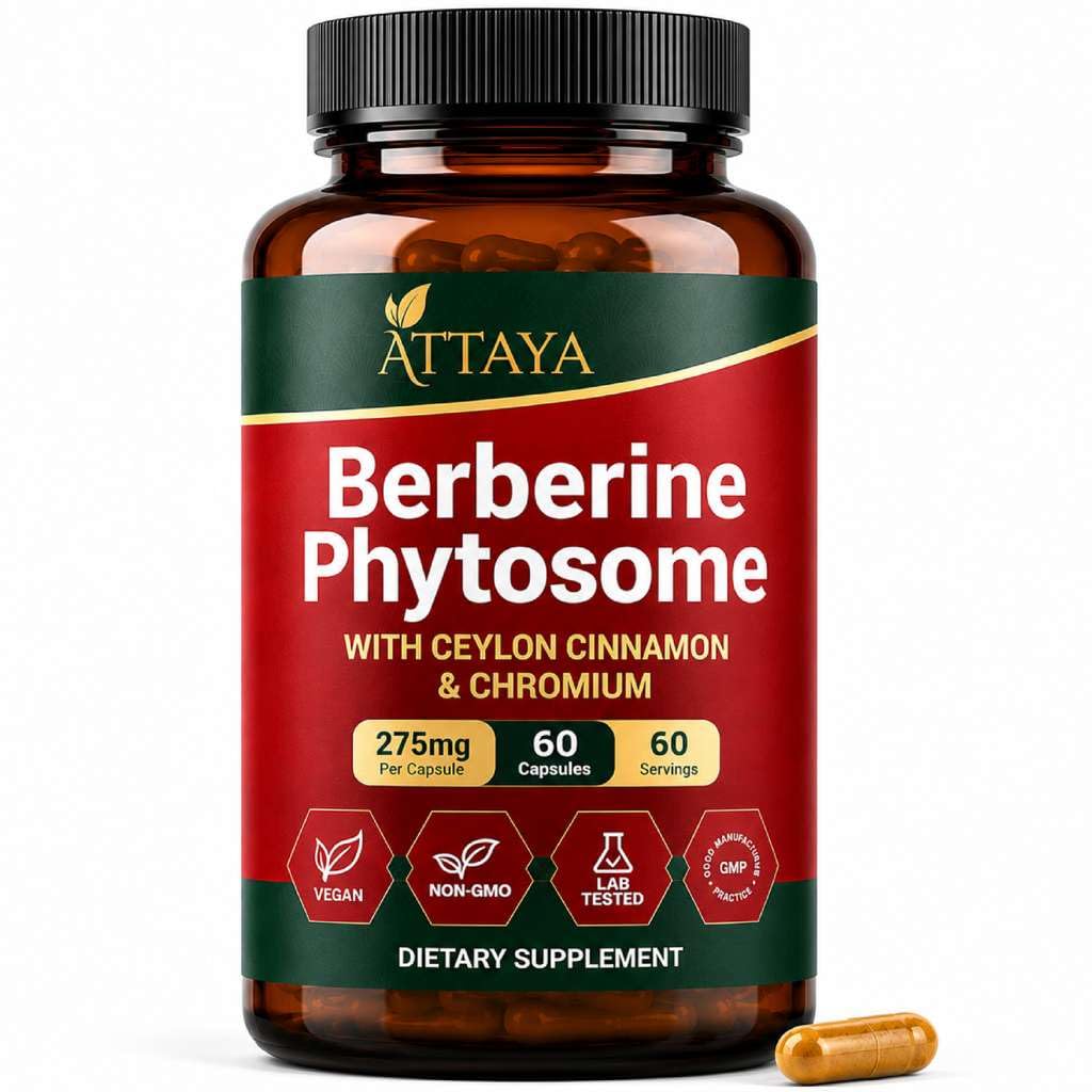 Berberine Phytosome capsules for wellness