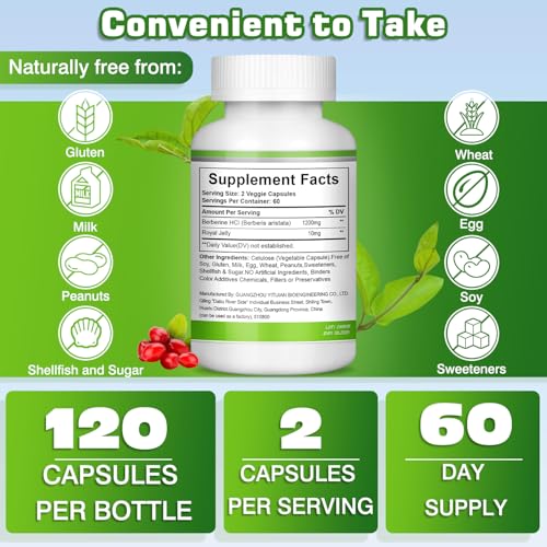 berberine supplement for energy boost