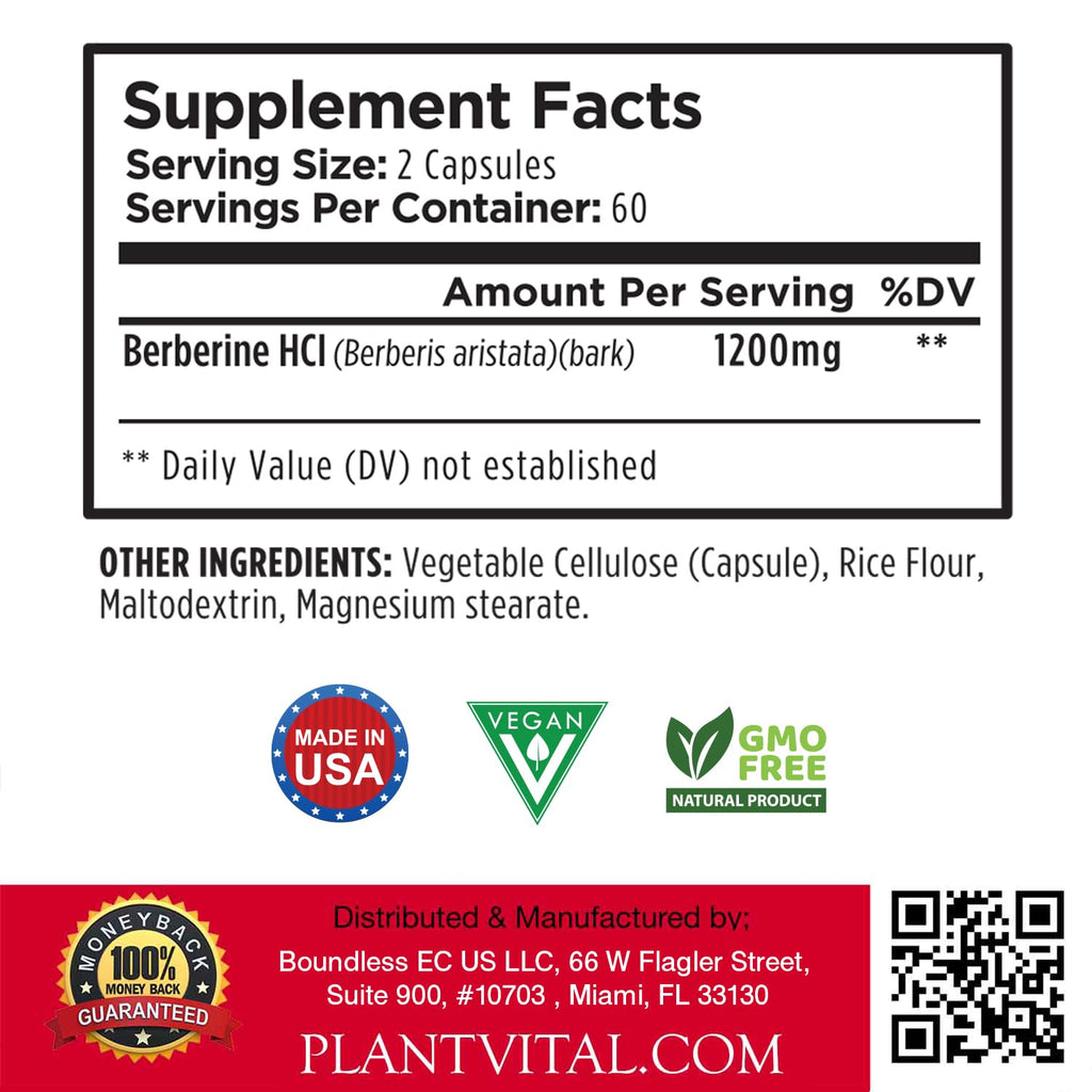 berberine supplement for healthy living